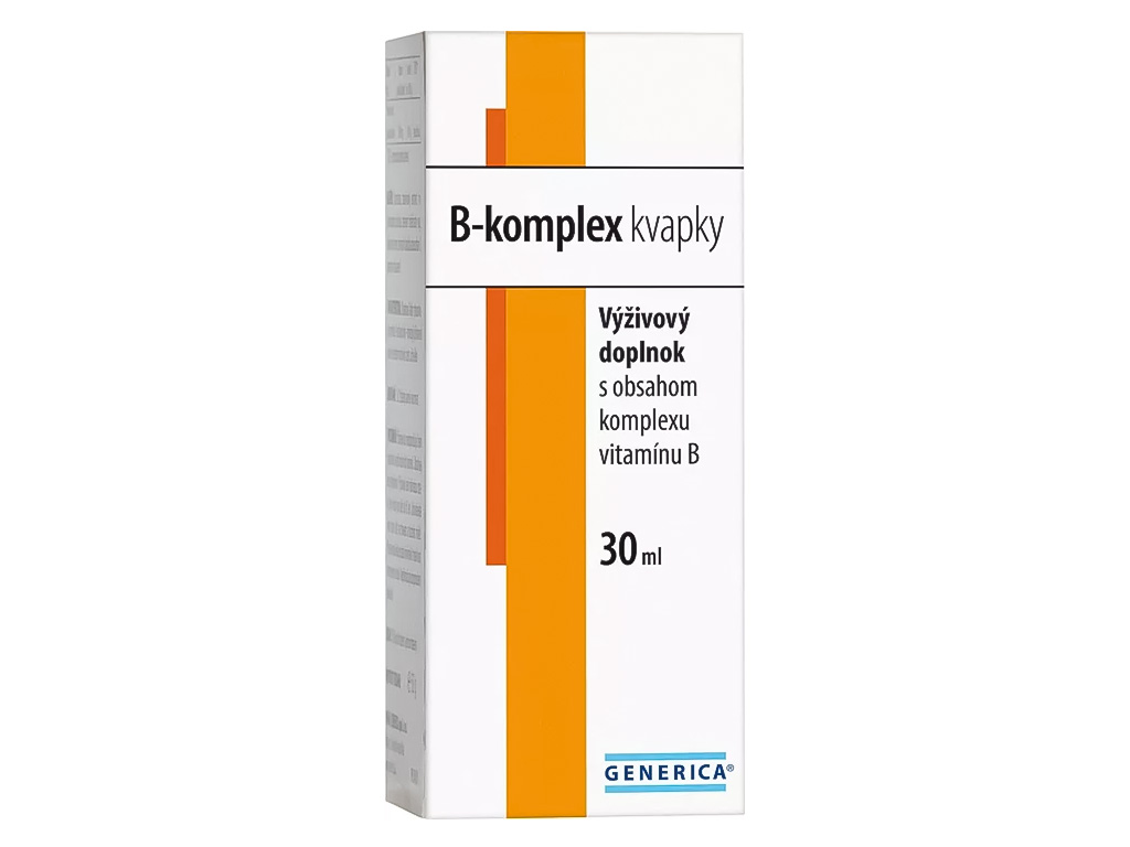 GENERICA B-komplex kvapky | 30 ml | Lekáreň ADONAI – online lekáreň