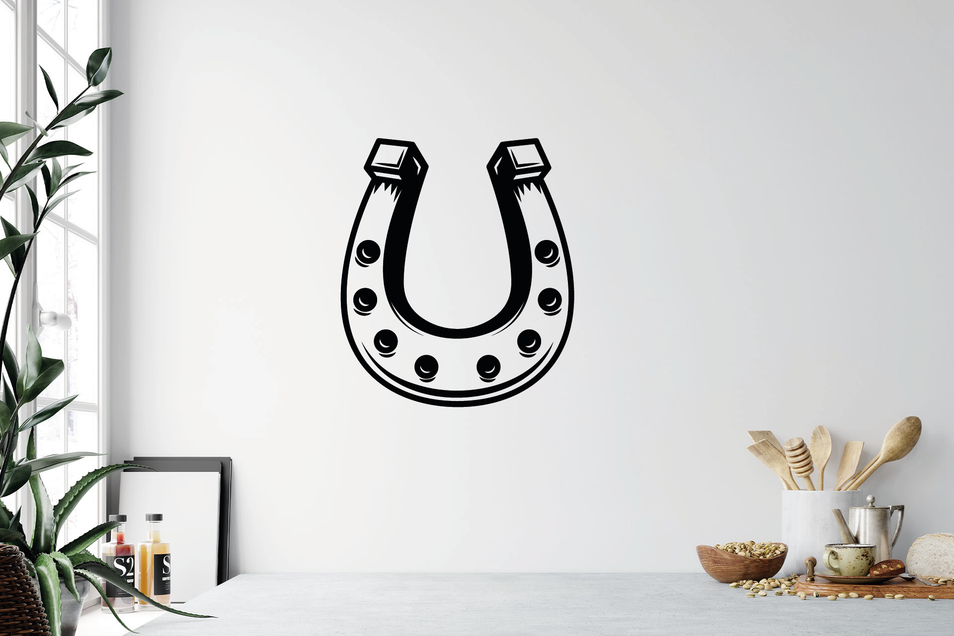 Samolepka na zeď Podkova - Lepy.cz