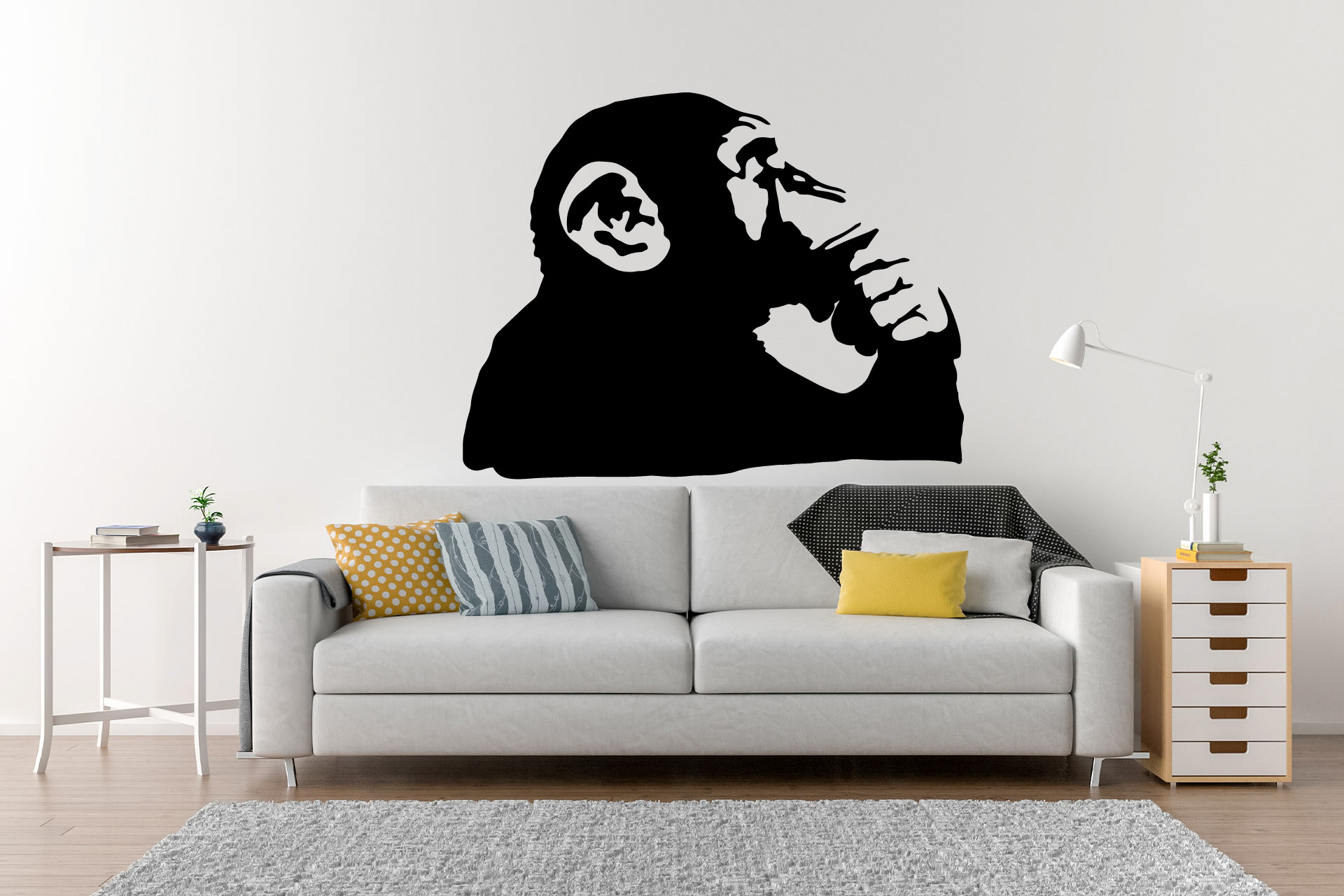 Samolepka na zeď Opice - Lepy.cz