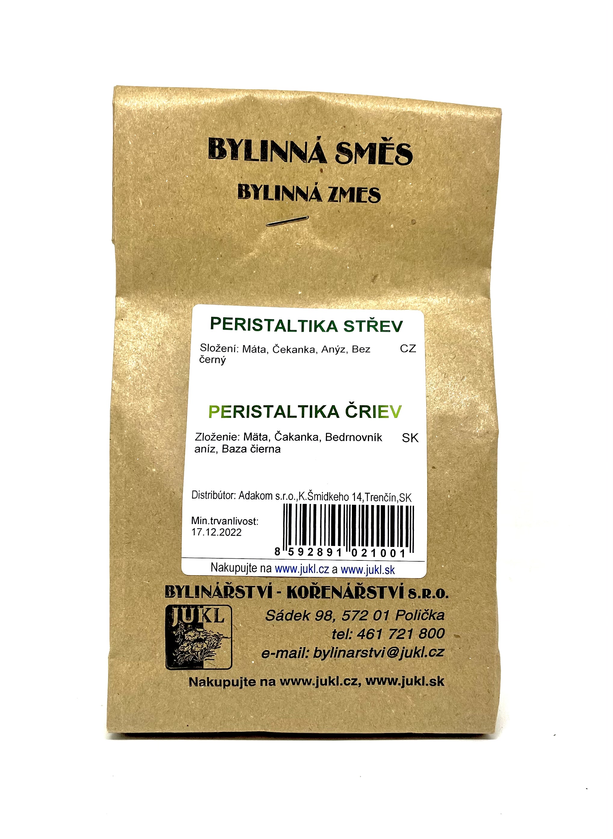 JUKL čaj Peristaltika střev - LETOKRUH