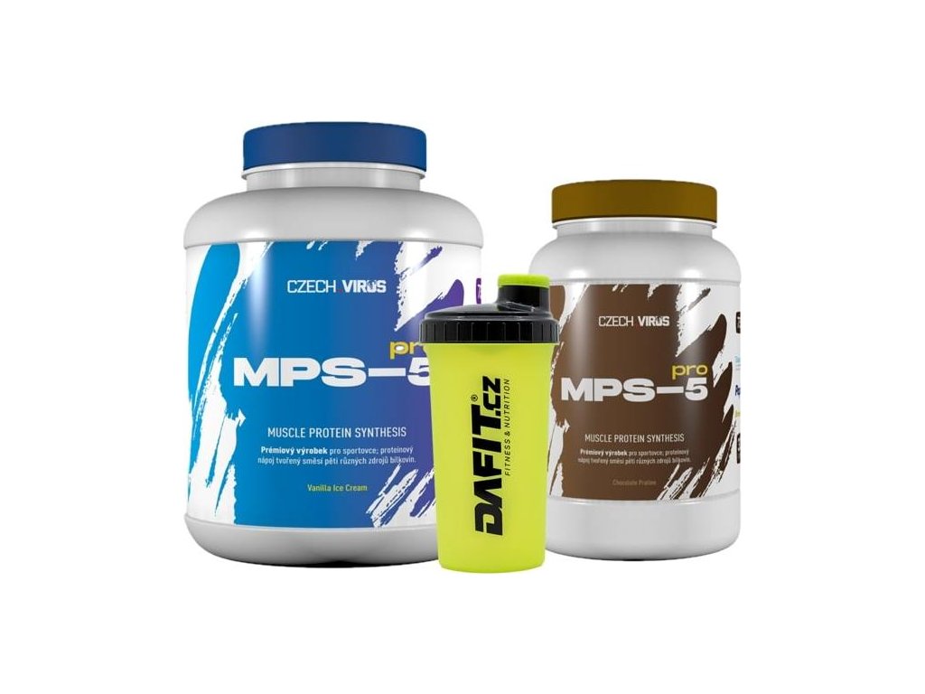 AKCE Czech Virus MPS-5 Pro 2250 g + MPS-5 Pro 1000 g + ZDARMA Šejkr ...