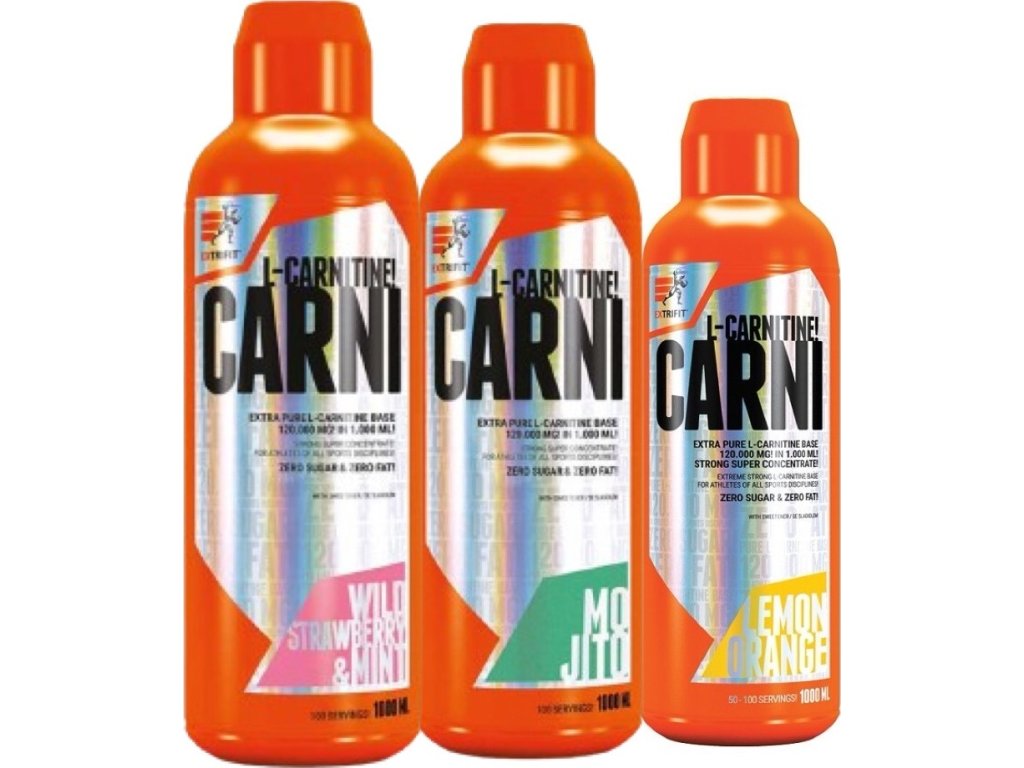 AKCE 3x Extrifit Carni 120000 Liquid 1000 ml - Levram Fit