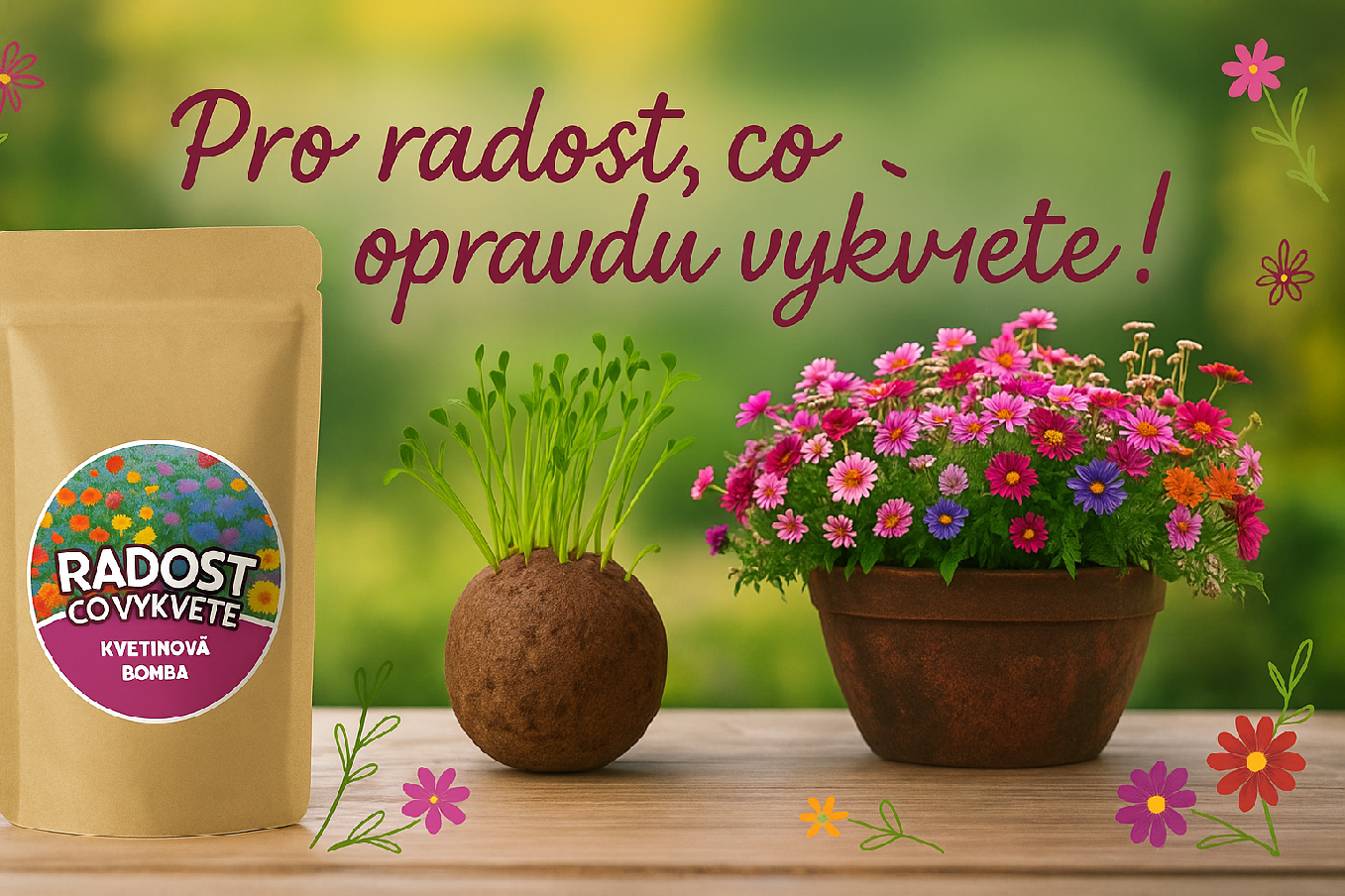PRO RADOST - KVĚTINOVÁ BOMBA | Lipoo.cz
