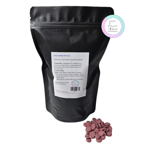 Ruby čokoláda 35% Crea, 500g | Vše pro cukráře najdete na LKstore.cz