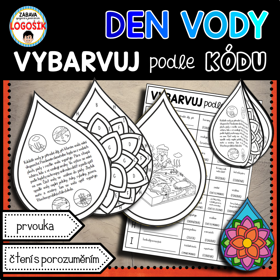 DEN VODY - KAPKA - LOGOŠÍK