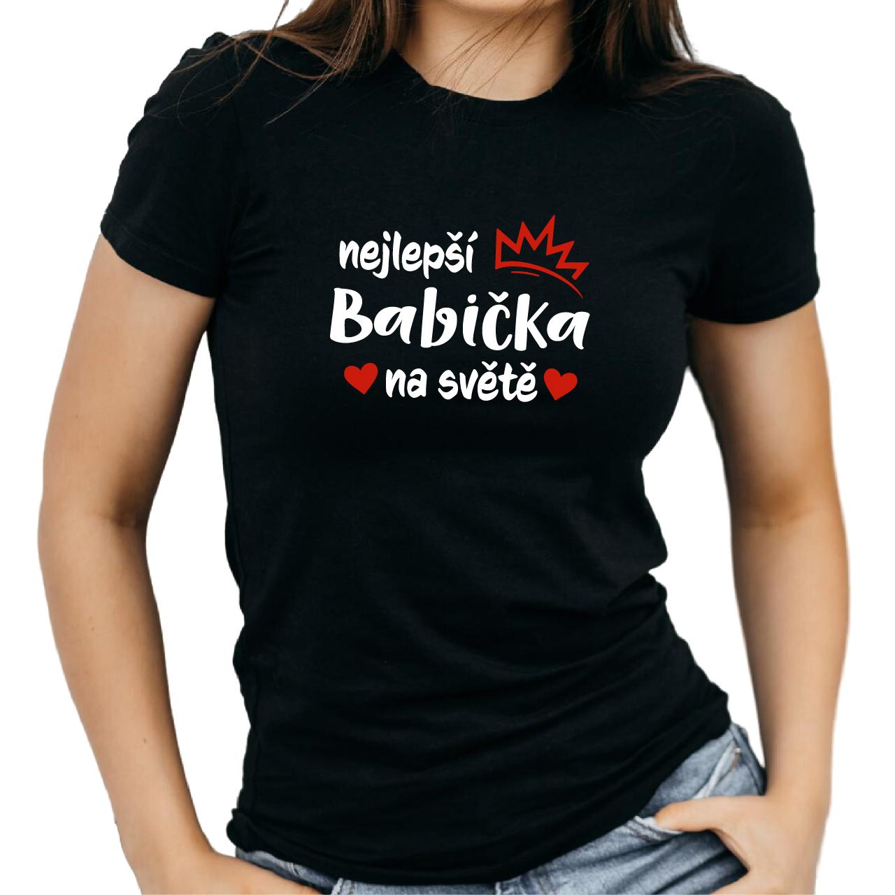 Dámské tričko Nejlepší BABIČKA na světě - Lovero.cz