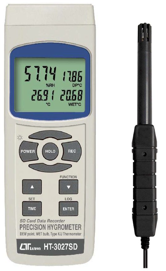 Precision Humidity Meter HT-3027SD - Lutron Instruments