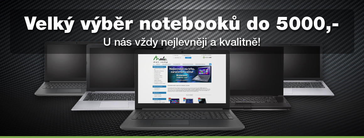 Repasované notebooky se zárukou, nejlevnější na trhu MALICOMPUTER.CZ