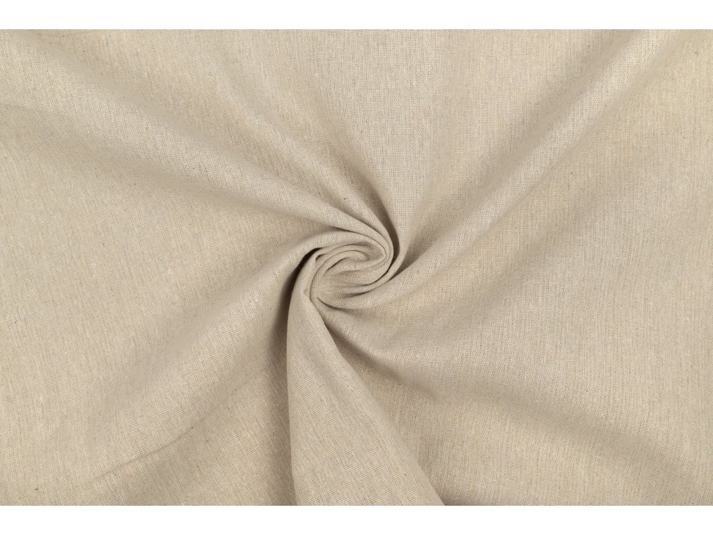 Len směsový béžový • Mamtex