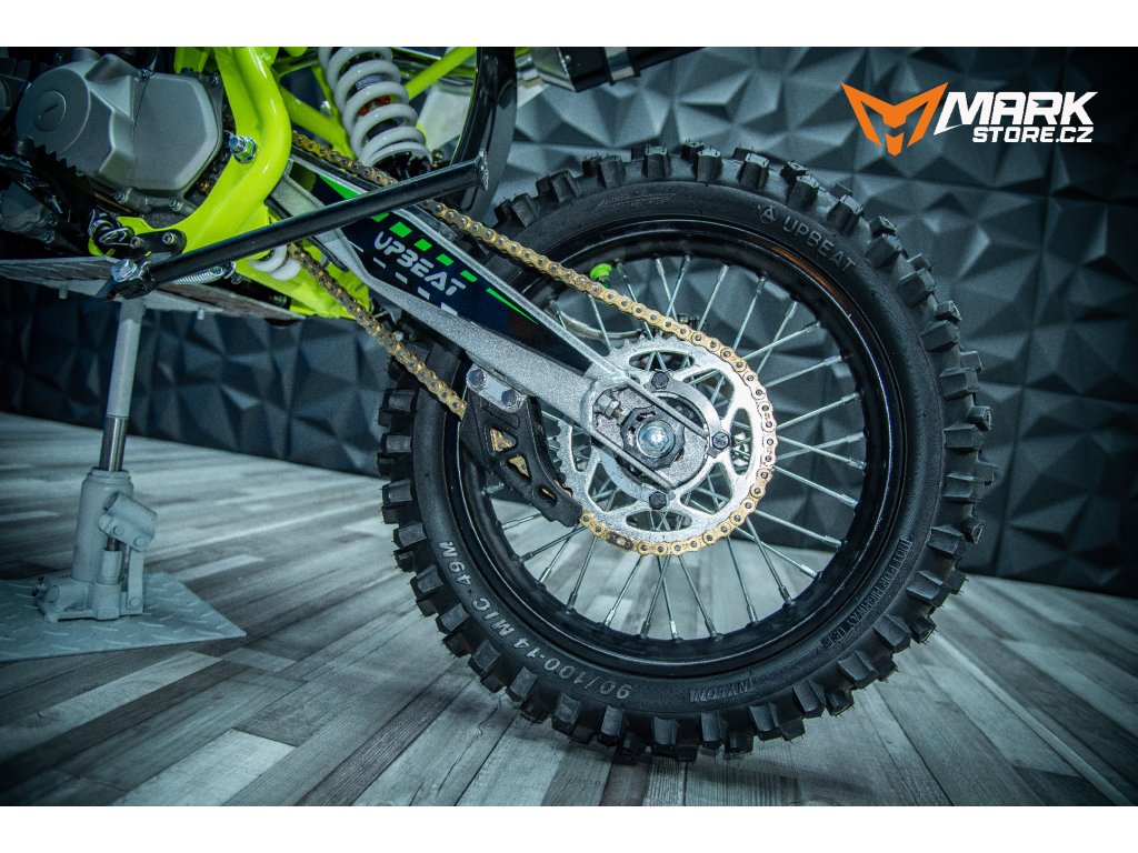 PitBike UpBeat Fusion 125cc 14/12 - zelená Model 2023 s elektro startérem - Markstore.cz