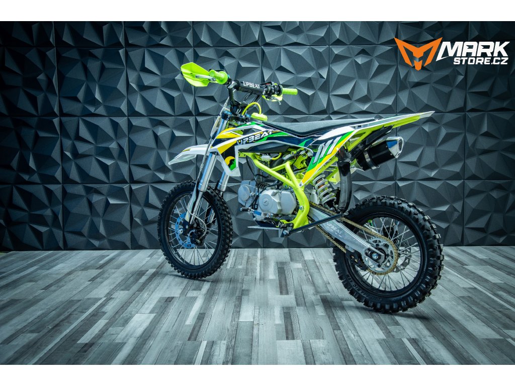 PitBike UpBeat Fusion 125cc 14/12 - zelená Model 2023 s elektro startérem - Markstore.cz