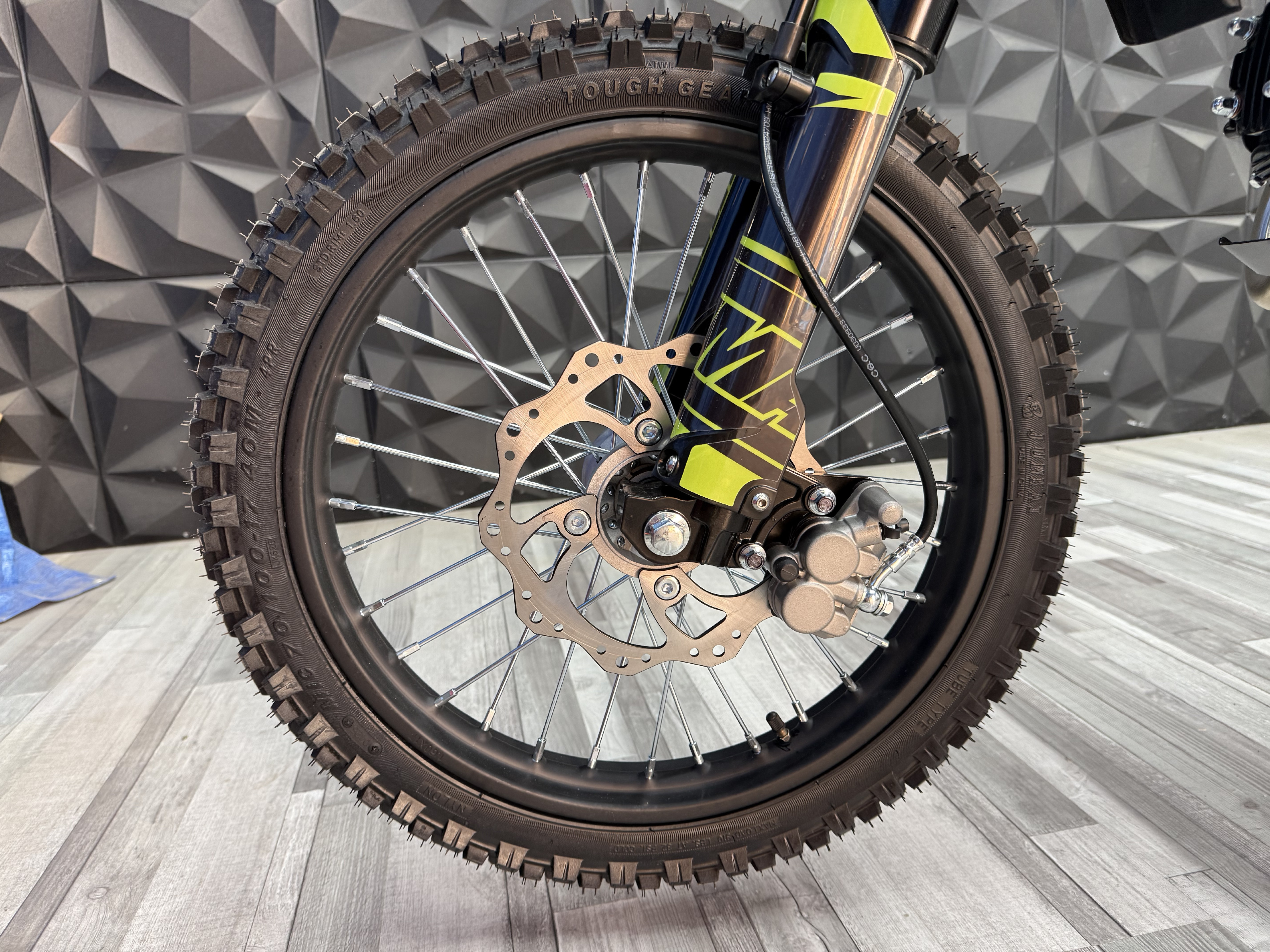 Pitbike Zuumav K3 125cc 17/14 - zelená elektrický startér - Markstore.cz