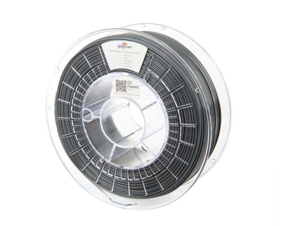 PCTG filament Iron Grey 1,75mm Spectrum 1 kg - Materialpro3d.cz