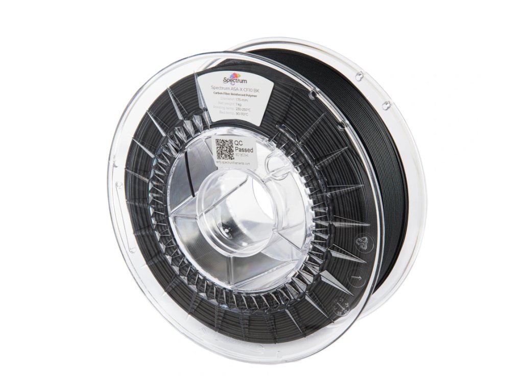ASA-X CF10 filament černý 1,75mm Spectrum 1 kg - Materialpro3d.cz