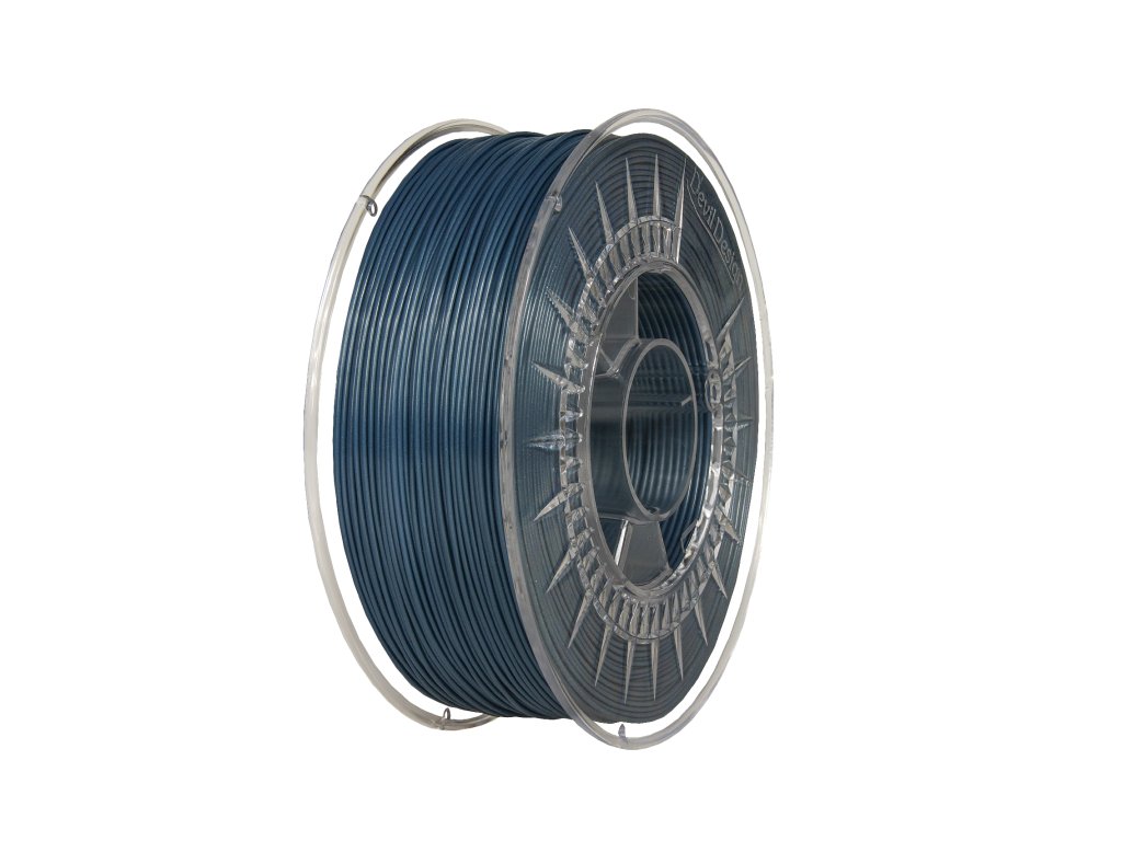 PLA filament 1,75 mm světlá ocel Devil Design 1 kg - Materialpro3d.cz