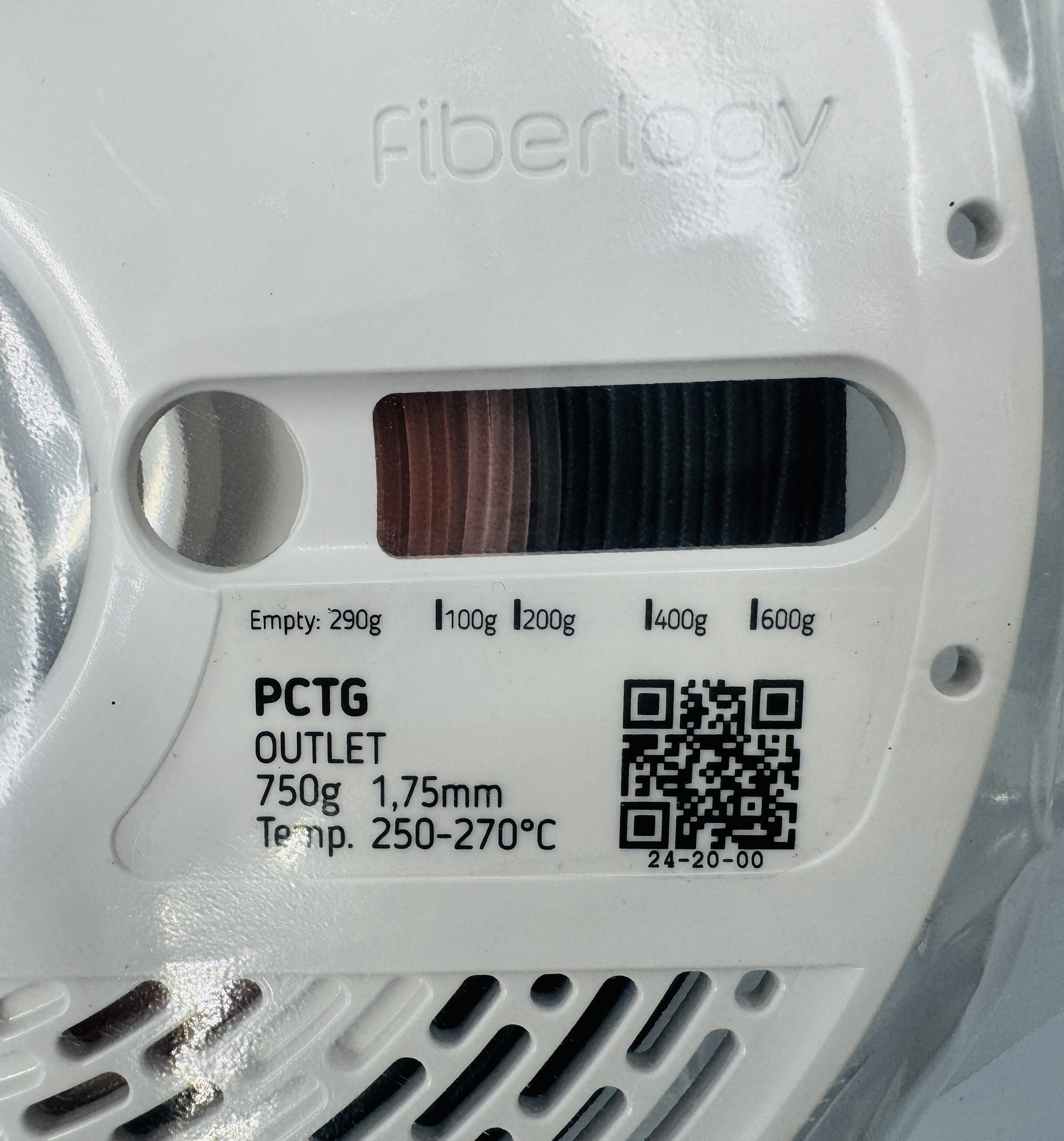 PCTG filament OUTLET 1,75 mm Fiberlogy 0,75 kg - Materialpro3d.cz