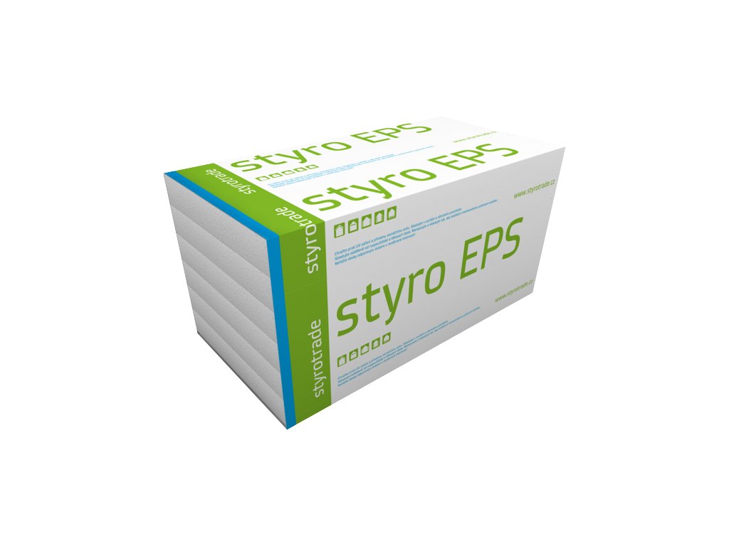 Fasádní polystyren EPS 100 F tl. 10 mm bal.25,0m2 - Materialy-Online.cz