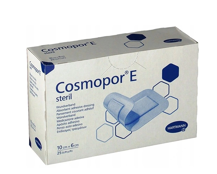 Cosmopor E sterilní 10 x 6 cm, 25 ks - Mediskont