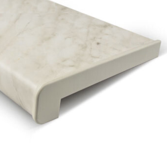 Vnitřní dřevotřískové parapety - šedý mramor - Meesenburg.cz