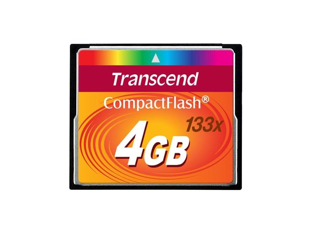 Transcend CompactFlash 133 4GB Nevíte kde uplatnit Sodexo, Pluxee ...