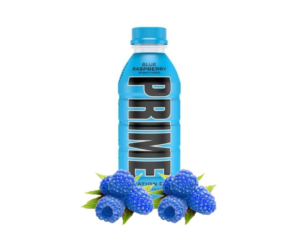 Prime Hydration Blue Raspberry 500ml - Megacukrovinky.cz