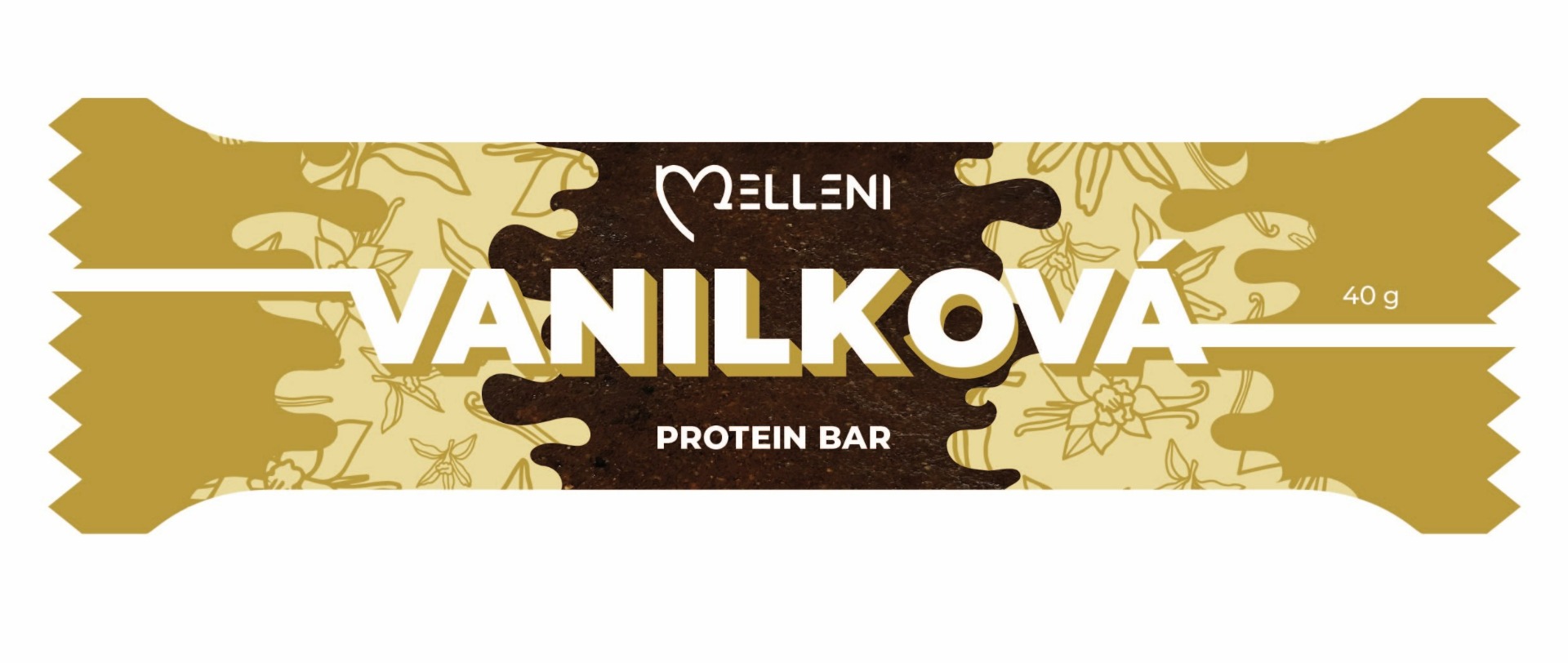 Vanilková PROTEIN BAR - MELLENI