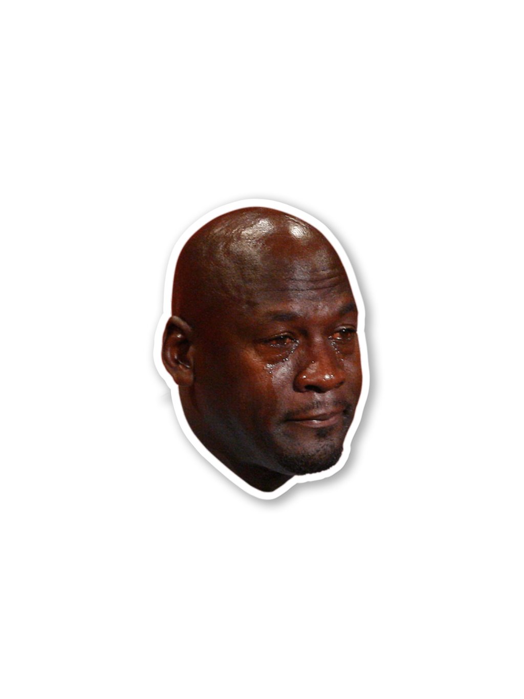 Samolepka Crying Michael Jordan - MemeMerch