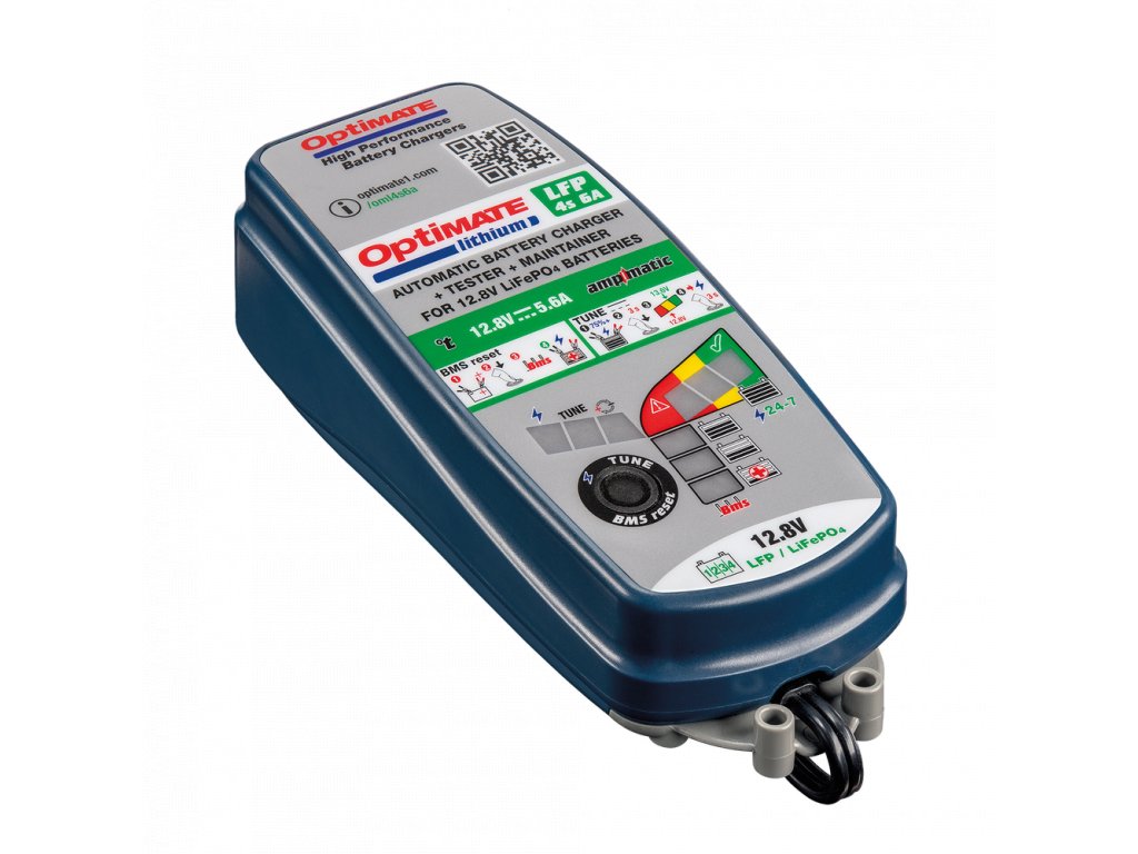 nabíječka OPTIMATE Lithium (12V/6A) LiFePO4 TM290 / TM390 6A