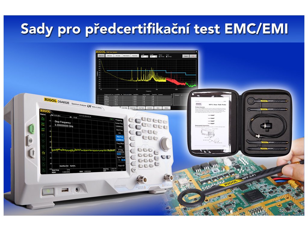 sada EMC/EMI RIGOL DSA832