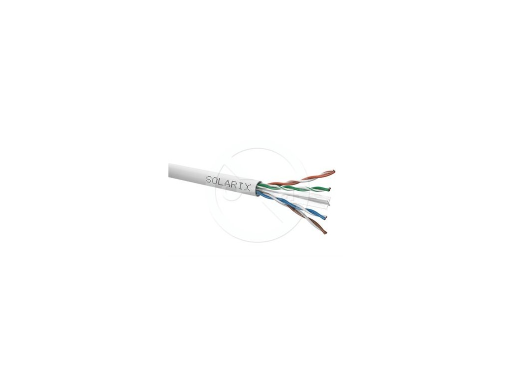 Instalační kabel Solarix CAT6 UTP PVC Eca 100m/box SXKD-6-UTP-PVC - Mikos.cz