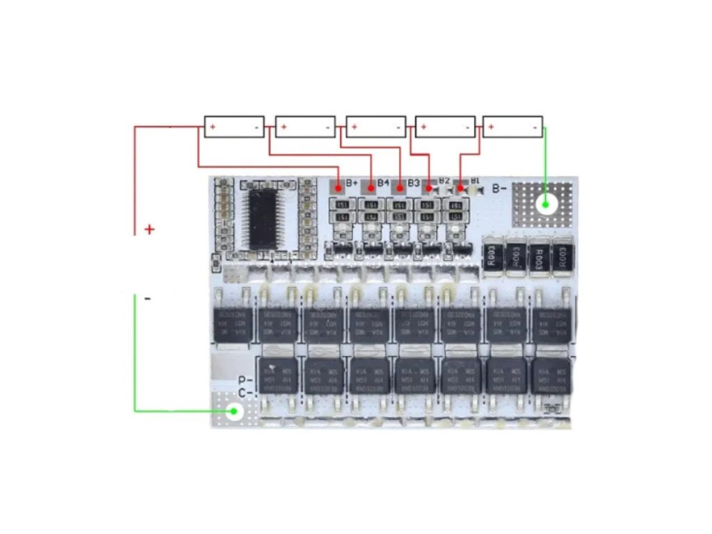 BMS 3S / 4S 100A - MikroMester