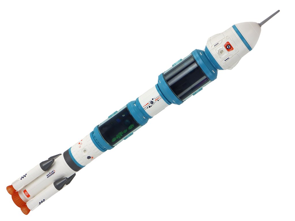 Velká vesmírná raketa s doplňky 20 kusů | Ministerstvohracek.cz