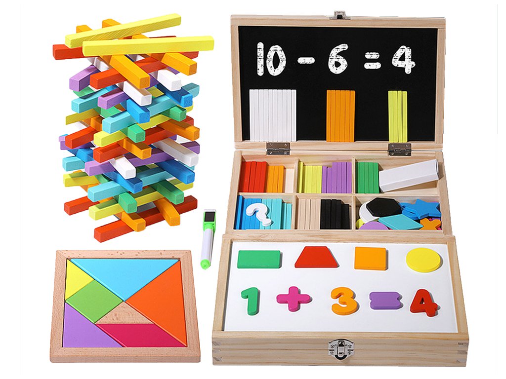 Magnetická tabule pro výuku matematiky s čísly a tvary v kufříku ... Magnetická tabule pro výuku matematiky s čísly a tvary v kufříku ...