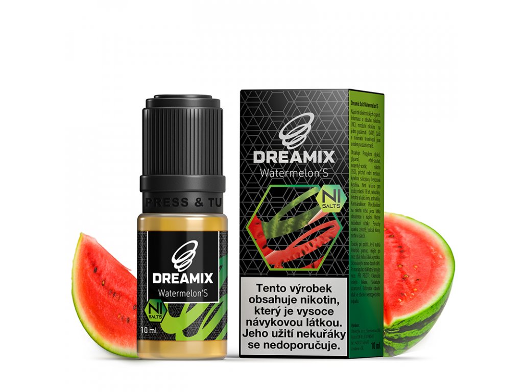 ᐉ Koupit Dreamix Salt Vodní Meloun Watermelons 10 Ml Nejlepší Cena