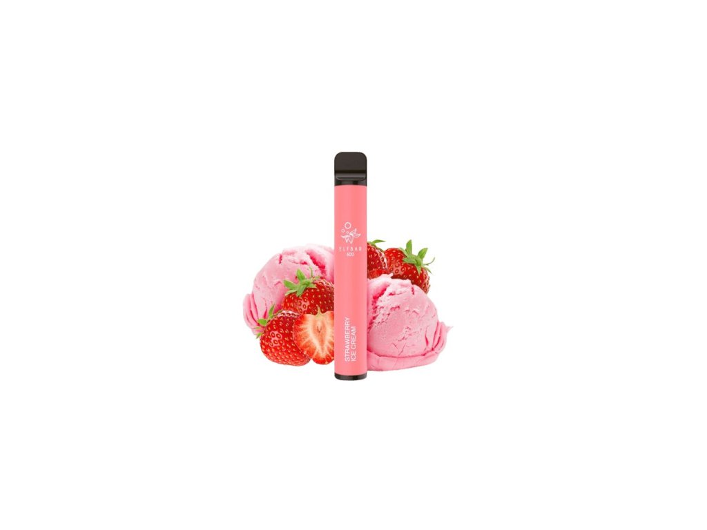ᐉ Koupit Elf Bar 600 Jednorázová E Cigareta Strawberry Ice Cream
