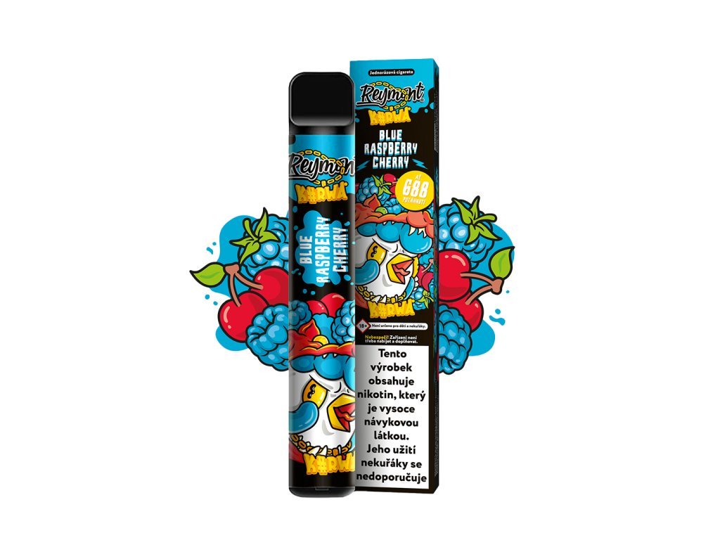 ᐉ Koupit Reymont Kurwa Jednorázová E Cigareta 20 Mg Ml Blue Raspberry