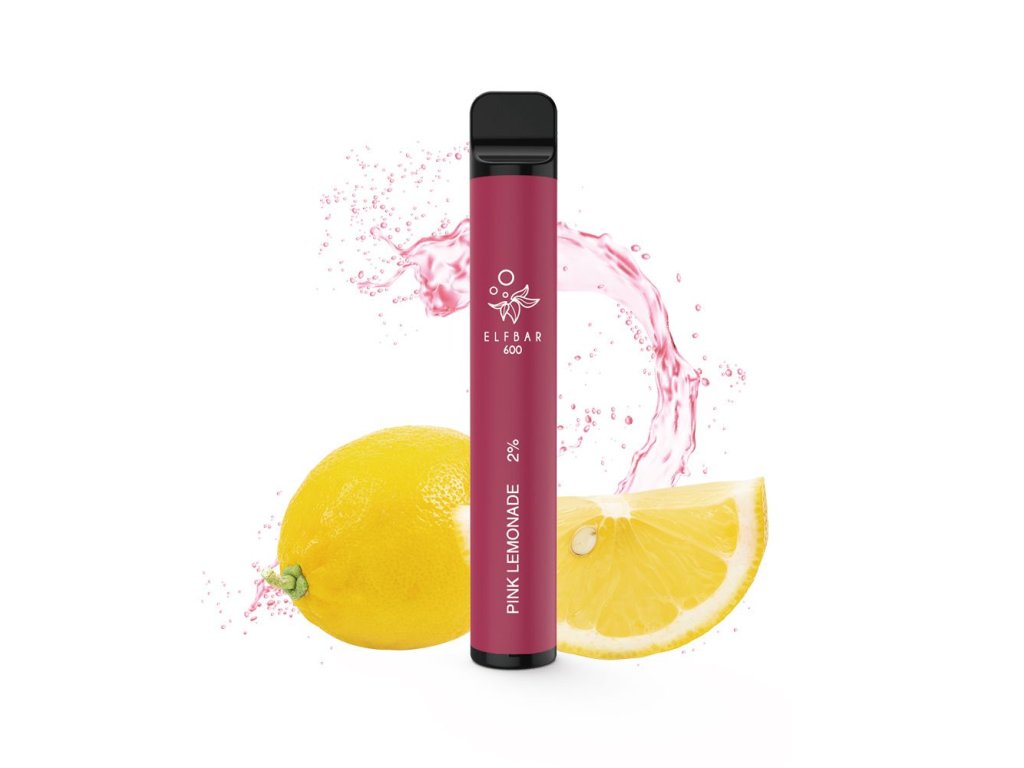 ᐉ Koupit Elf Bar 600 Elektronická Cigareta Pink Lemonade 10 Mg