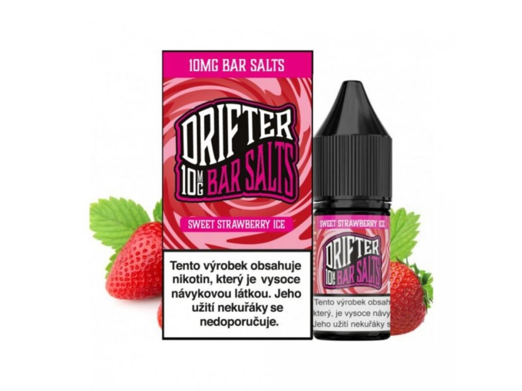 ᐉ Koupit Liquid Drifter Bar Salts Sweet Strawberry Ice 10ml Nejlepší