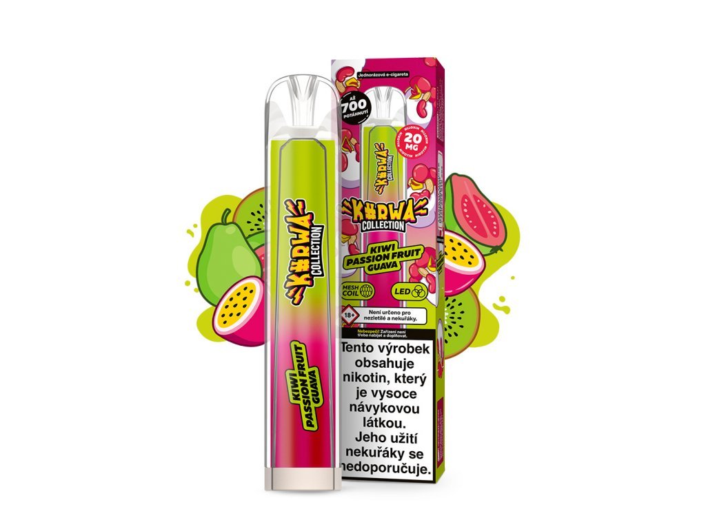 ᐉ Koupit Kurwa Collection Jednorázová E Cigareta 20 Mg Ml Lychee