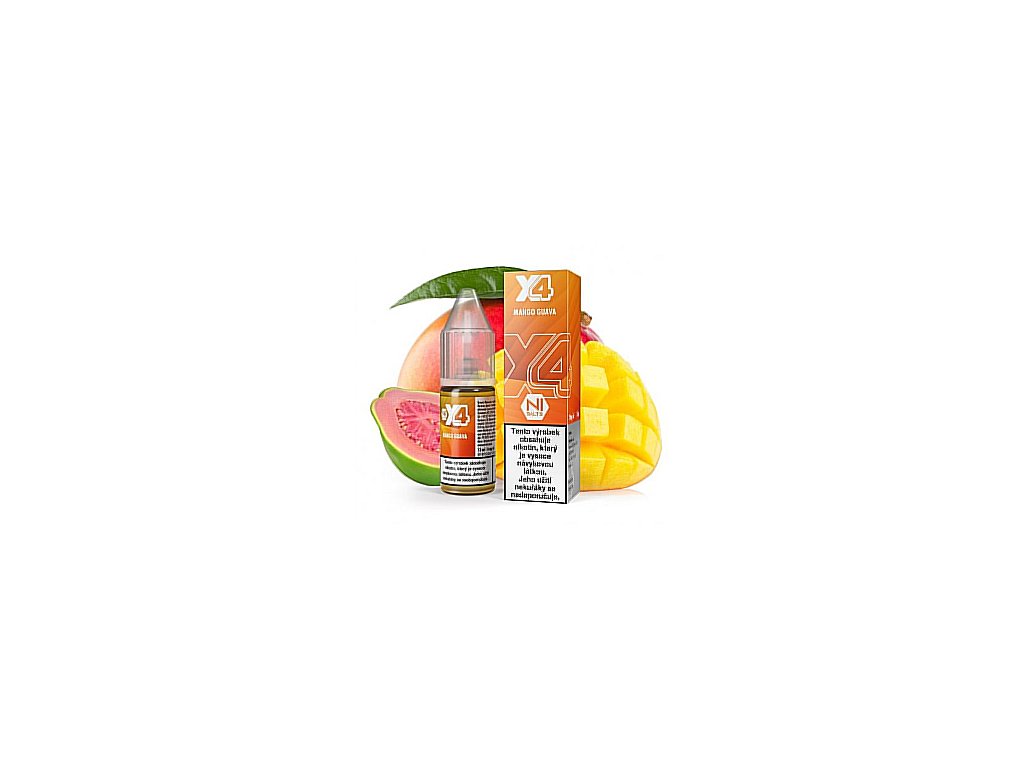 ᐉ Koupit Náplň X4 Bar Juice Mango Guava Salt 20 Mg Ml Nejlepší Cena