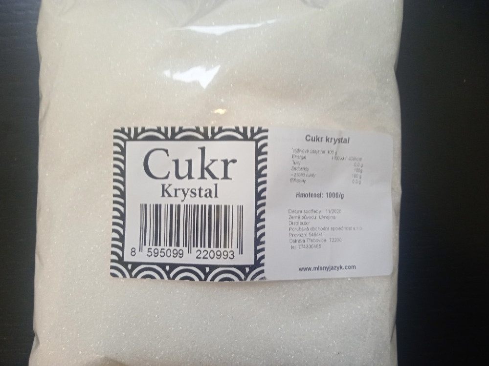 Cukr krystal 1 kg - MLSNYJAZYK.COM