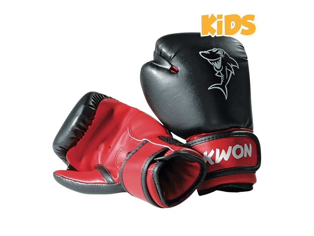 Juniors boxing gloves Kwon Shark black/red | MMAshop.eu