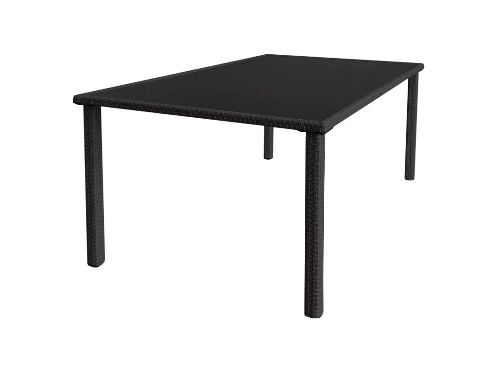Zahradní stůl, černá, ABION TYP 2 - MOBLER