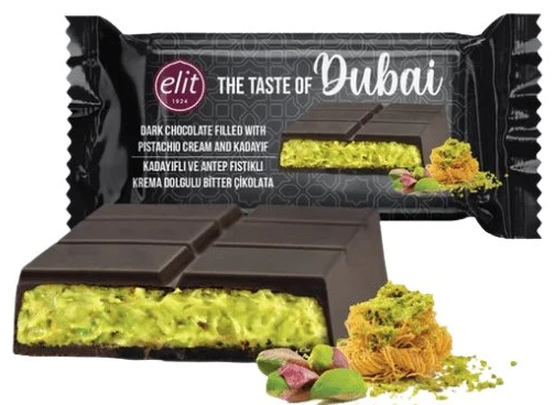 Elite Dubai Dark Chocolate 90g ⇒ $14.06 ️ Mocafino.com