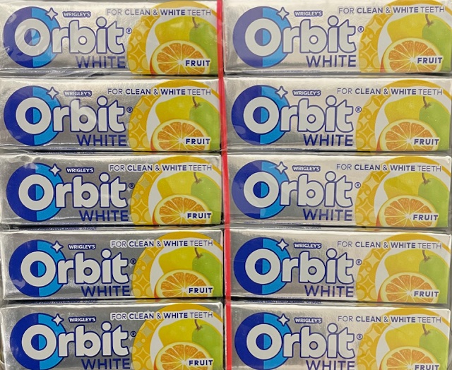 Wrigley's Orbit White Fruit bez Cukru Žuvačky 30 kusov x 14g Kartón ⇒ € ...