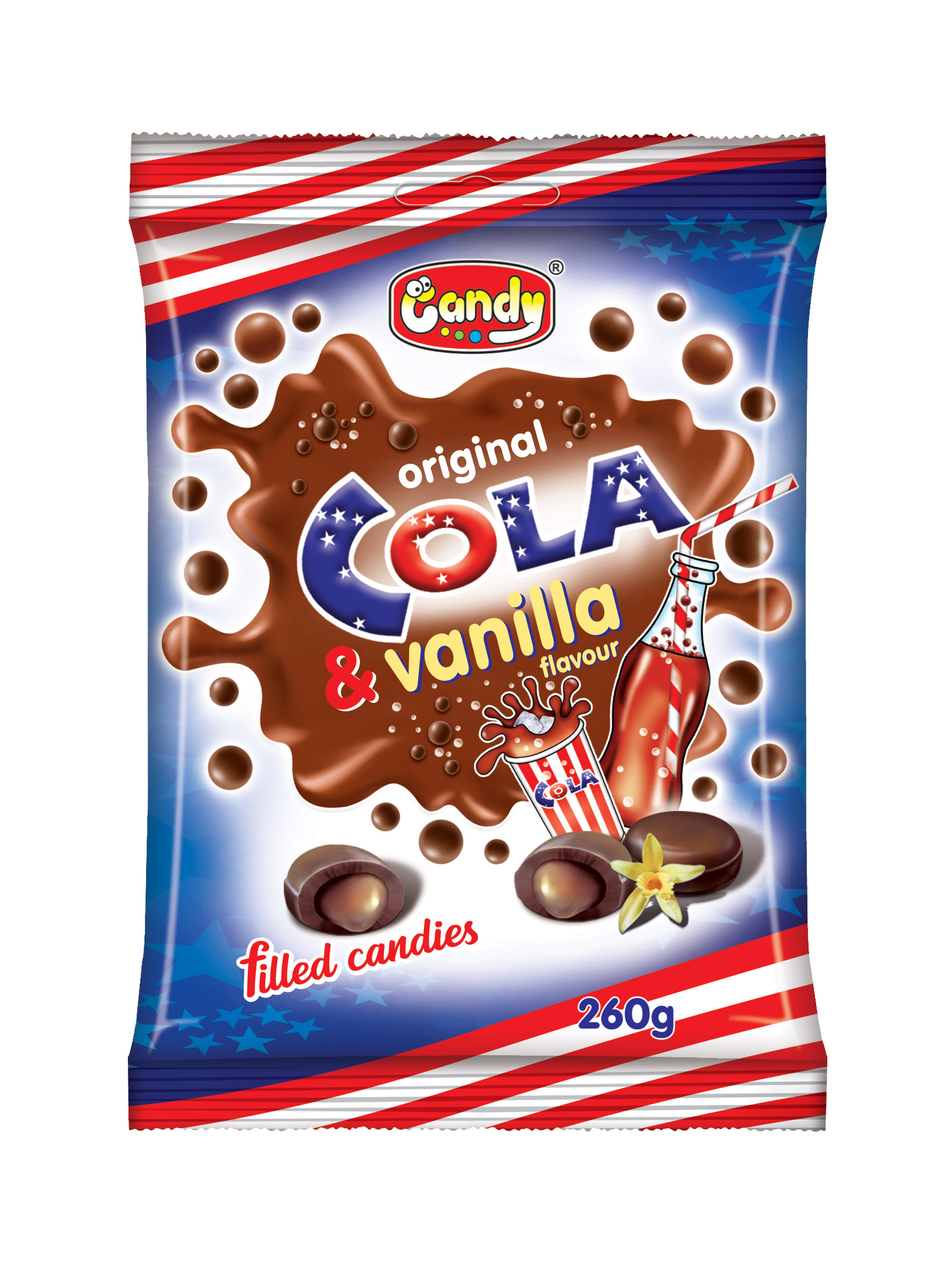 COLA - Candy furé s kolesovou príchuťou 260g - Mocafino.sk
