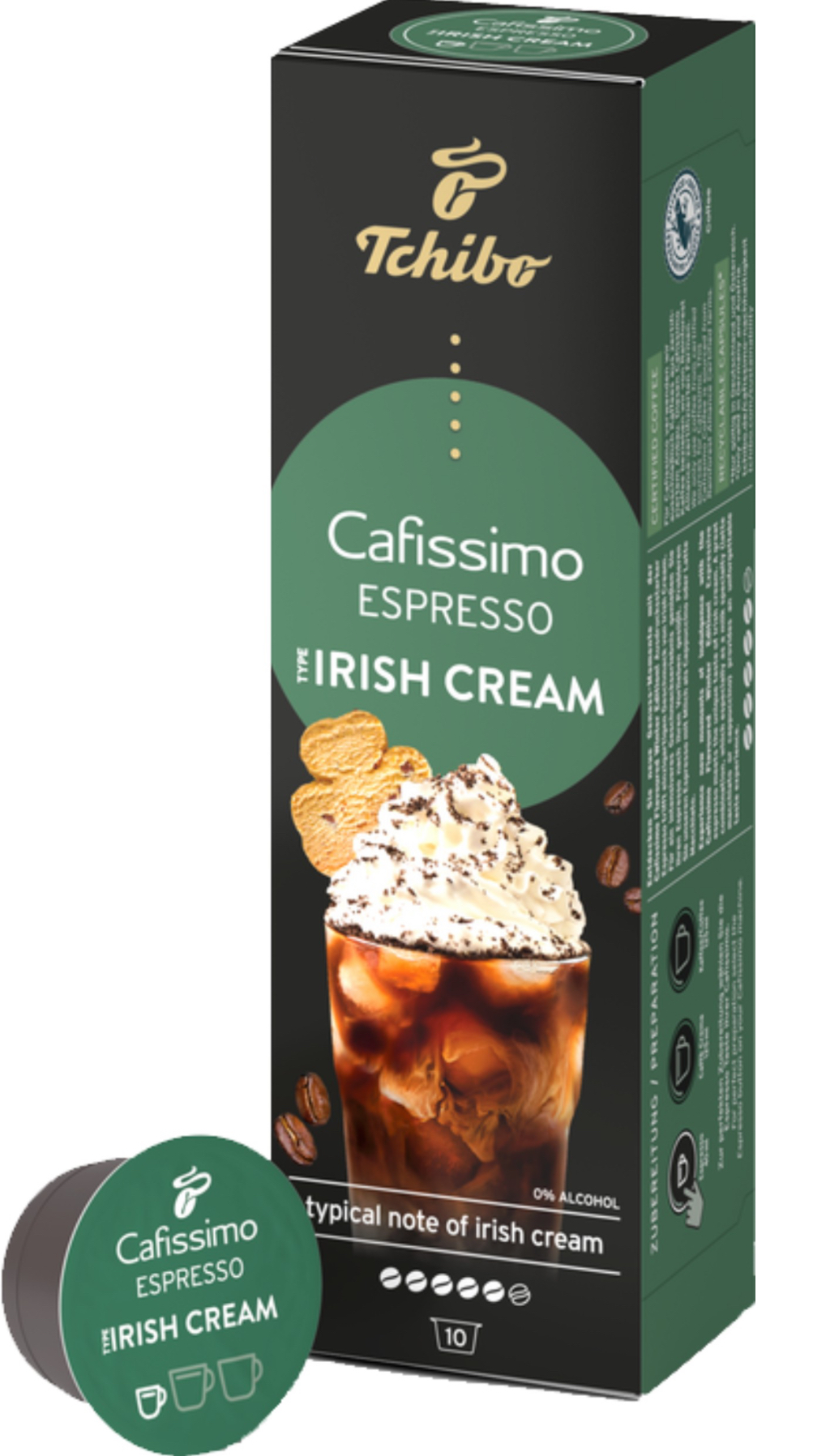 Tchibo Cafissimo Espresso Irish Cream 10 kapsúl ⇒ €4,19 – ️ Tchibo ...