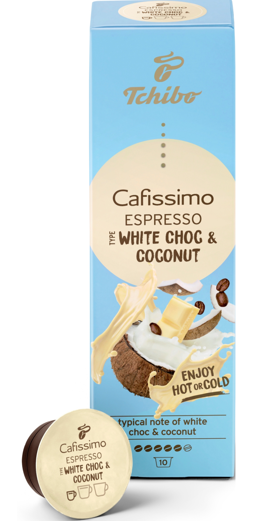Tchibo Cafissimo Flavoured Espresso White Choc & Coconut 10 kapsúl ⇒ €4 ...