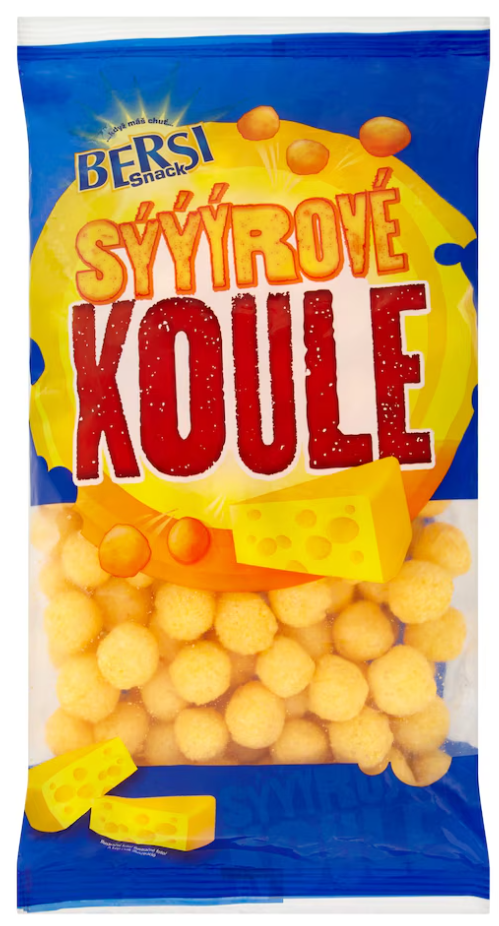 Bersi Snack syrové gule 120g ⇒ €1,19 – ️ Chipsy Mocafino.sk