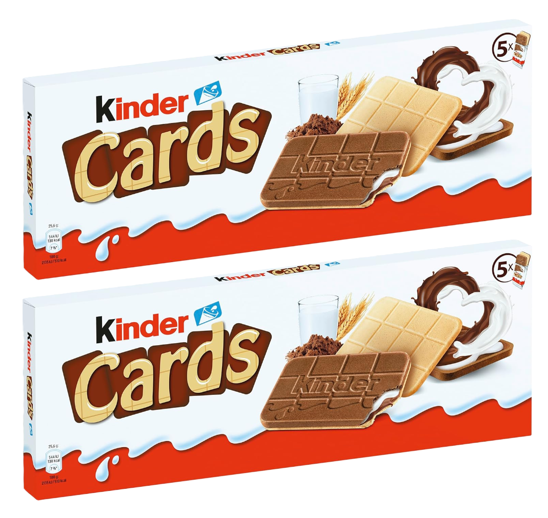 Kinder Cards Ferrero 128g 2ks ⇒ €5,69 – ️ Ferrero Kinder Mocafino.sk